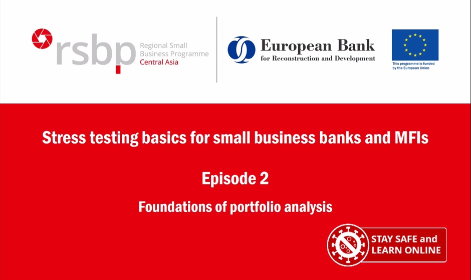 Stress testing basics for small business banks and MFIs (a series of ...